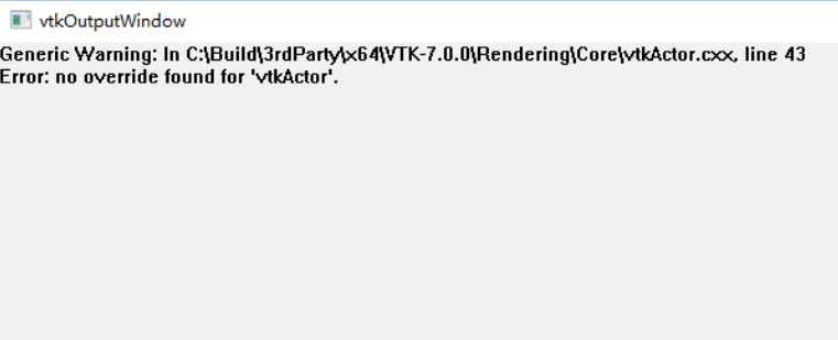 Error: no override found for ‘vtkActor‘.（PCL中VTK无法实现点云法向量可视化）_error: no override found for ...