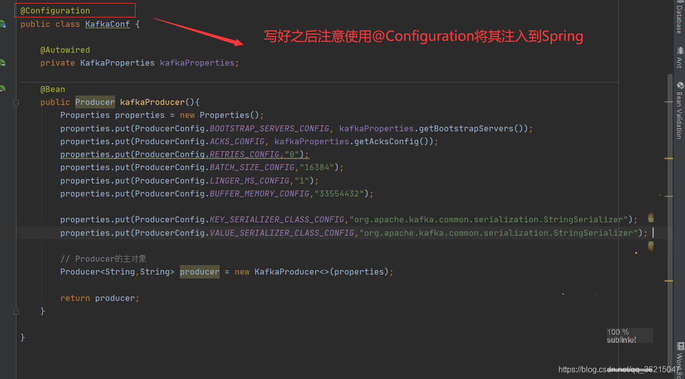 Kafka入门(常见错误) Consider Defining A Bean Of Type Org Apache Kafka Csdn博客