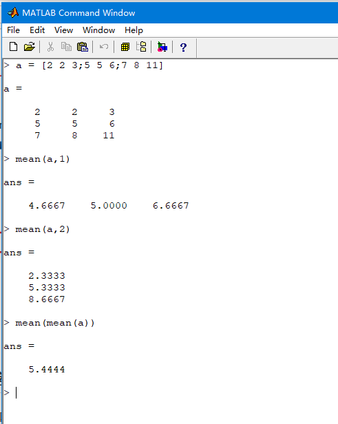 Matlab求矩阵均值-CSDN博客