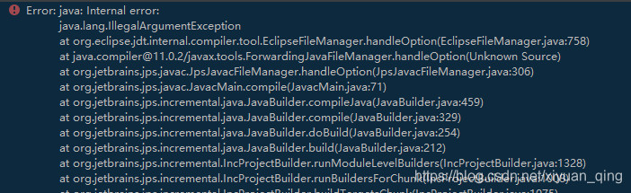 Idea 改成eclipse编译报错idea中java Compiler设置为eclips代码报错 Csdn博客