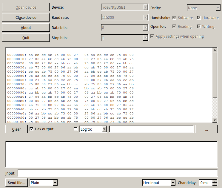 Linux系统下使用cutecom进行串口通信（二）_cutecom连续发送数据-CSDN博客