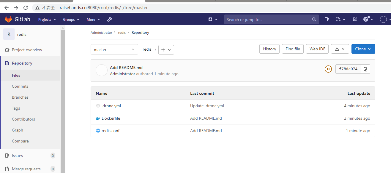 gitlab+drone+harbor之CI自动化流程_drone harbor-CSDN博客