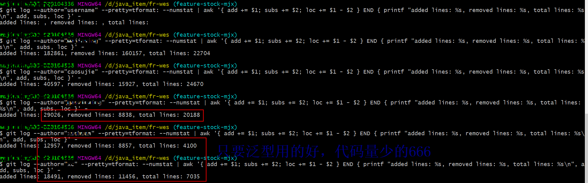 git统计代码量_git命令统计代码量命令解析-CSDN博客