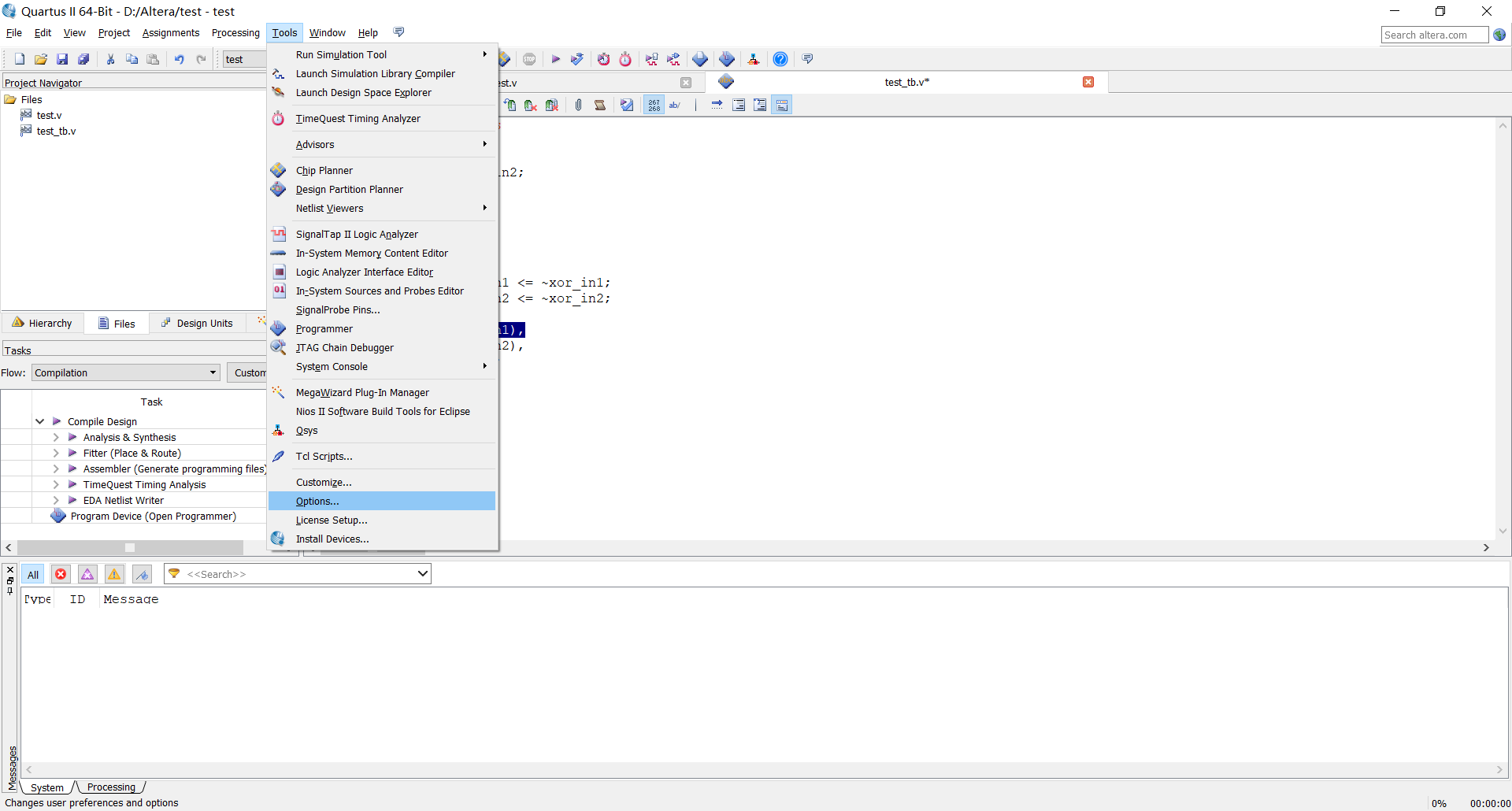 Quartus II与ModelSim联合仿真_quartus ii和modelsim-CSDN博客