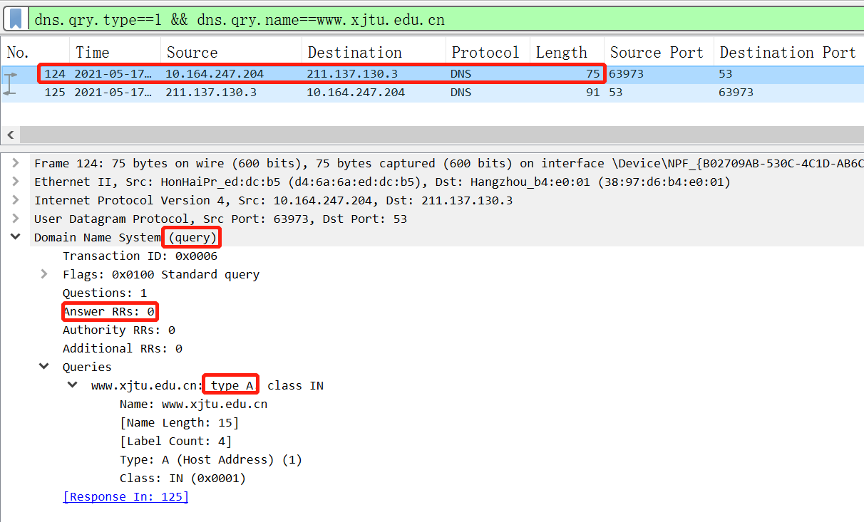 Wireshark Labs(3): DNS v7.0_wireshark lab: dns-CSDN博客