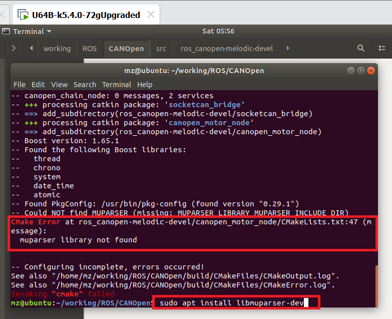 基于ROS+CANopen的SocketCAN驱动在Ubuntu下的应用说明_canopen包-CSDN博客