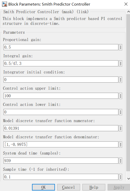Matlab中的Smith 预估器_smith预估控制器matlab仿真-CSDN博客