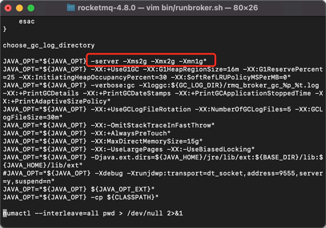 【MQ】Mac安装Rocket MQ_the broker's disk is full-CSDN博客