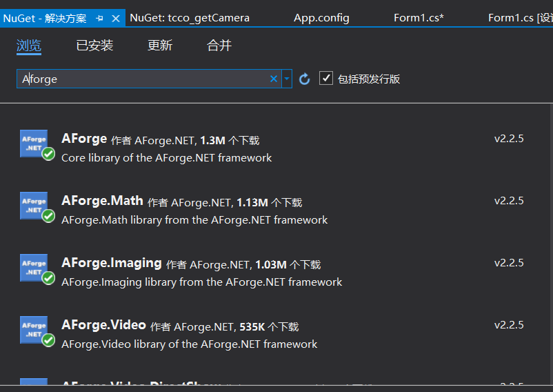 C# 利用Aforge调用本机摄像头完成拍照，录像_automaticdestroyform-CSDN博客