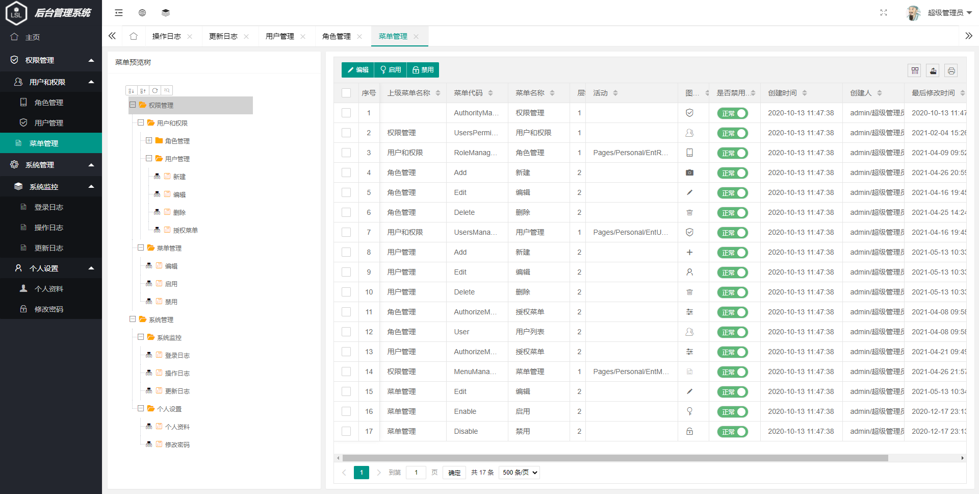 基于layui的通用后台权限管理系统_flask rabc layui权限管理系统-CSDN博客