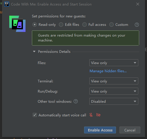 IDEA使用code with me来进行多人远程编程_idea code with me-CSDN博客
