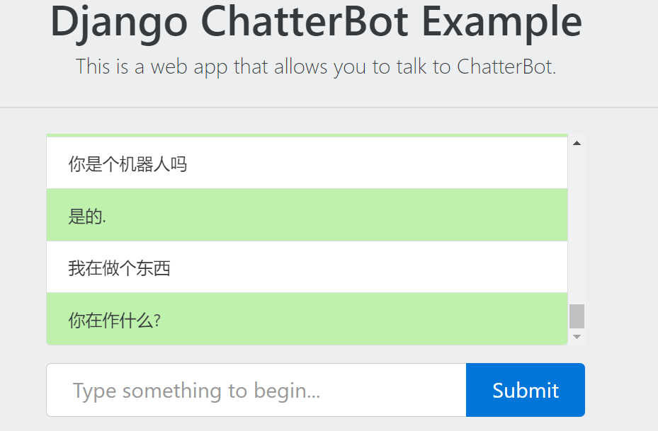 ChatterBot - 初体验_chatterbot体验-CSDN博客