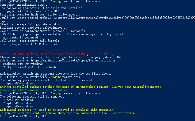 win10+vs2017+vcpkg 配置colmap3.6_cgal 应用程序无法正常启动0xc000007b-CSDN博客
