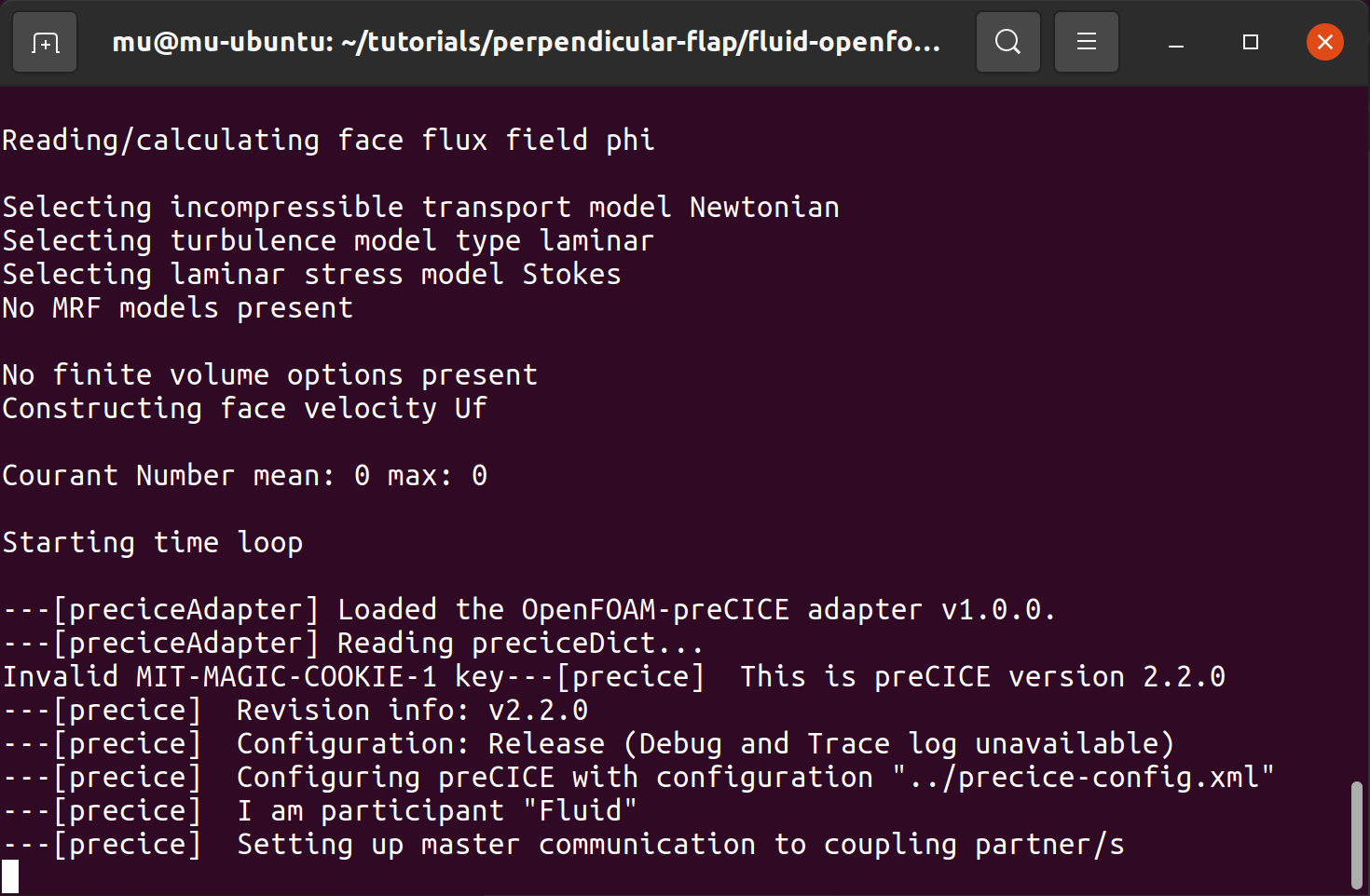 流固耦合开源软件precice安装笔记（包括开源CFD软件OpenFOAM、插件swak4Foam，开源有限元软件CalculiX、deal ...