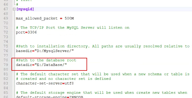 windows下，将mysql数据库存放在不同的硬盘（盘符）并使用。_mysql不同的数据库设置不同的硬盘-CSDN博客