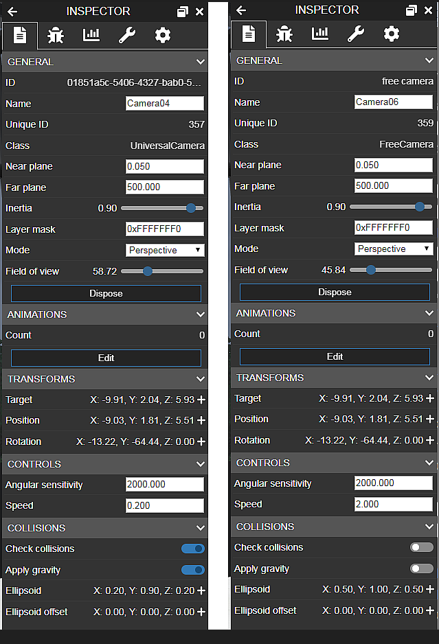 Babylonjs 基础教程与填坑③sandbox沙盒、inspector调试器操作教程【新手必看】和Camera类详解_babylon ...
