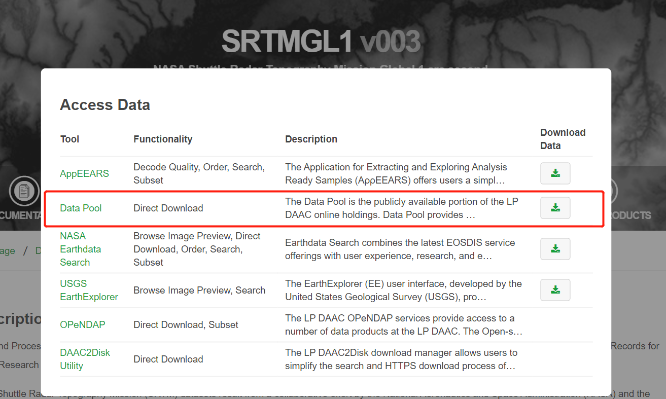 美国地质调查局SRTM--30米DEM数据_大连市srtm30米dem_赵赵铁柱的博客-CSDN博客