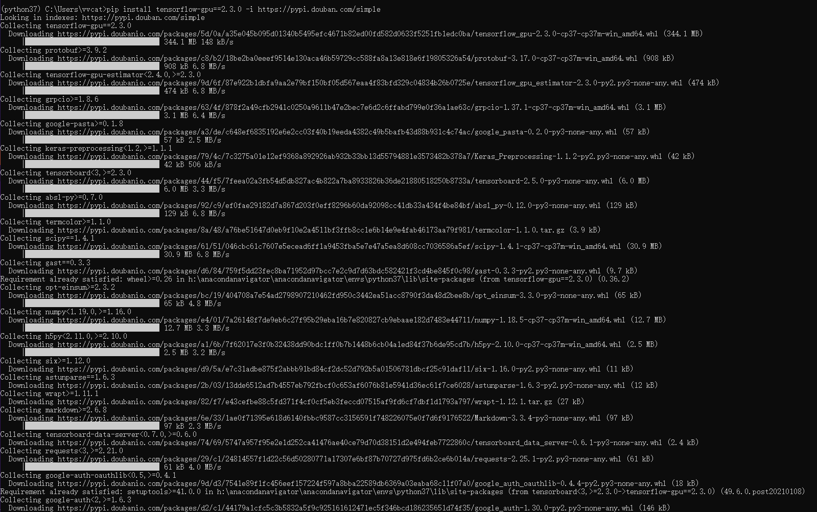 Tensorflow 2.3 GPU安装_tensoflow gpu2.3-CSDN博客