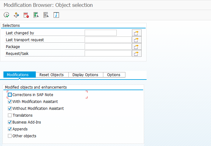 SAP ABAP modification 修复查询 se95_sap se95-CSDN博客