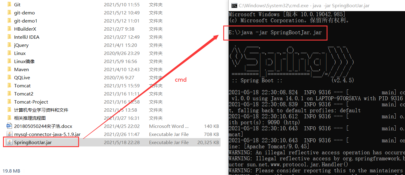SpringBoot——SpringBoot打jar包并部署到Tomcat_springboot编译成jar包,放入tomcat-CSDN博客