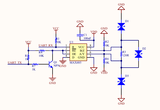485通信实现自动收发功能_max13487引脚功能图-CSDN博客