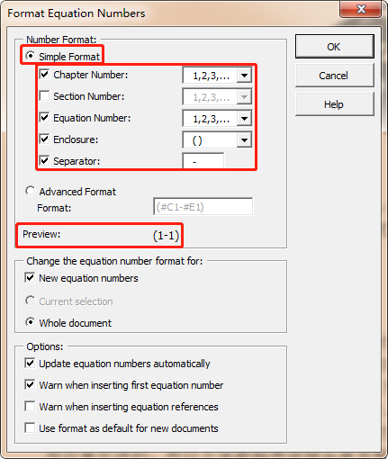 怎样修改MathType公式编号的格式_mathtype编号s1 e1-CSDN博客
