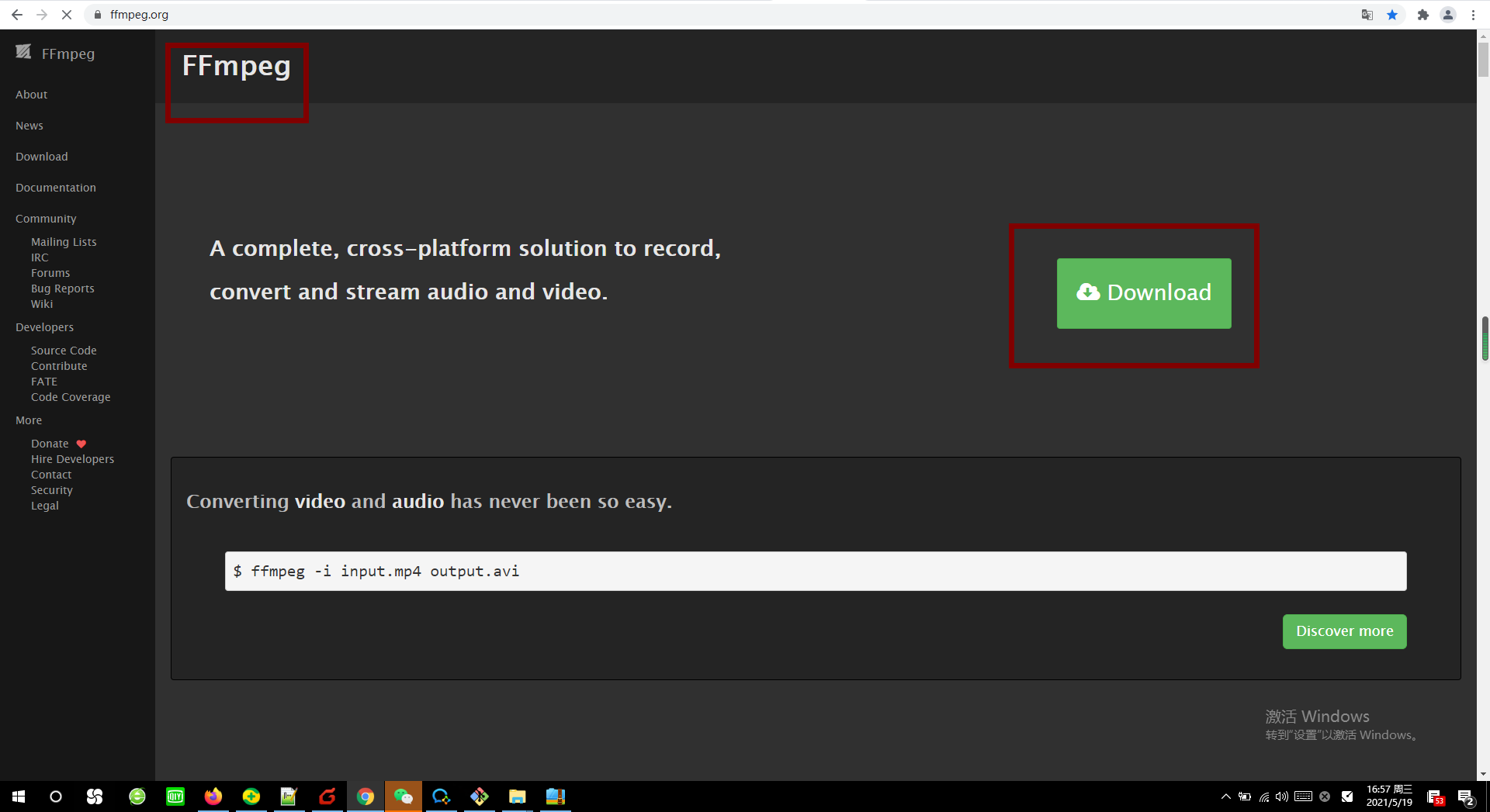 FFmpeg下载_npm ffmpeg-CSDN博客