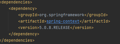 解决Dependency ‘org.springframework:spring-context:x.x.x.RELEASE‘ not found问题_dependency 'org ...