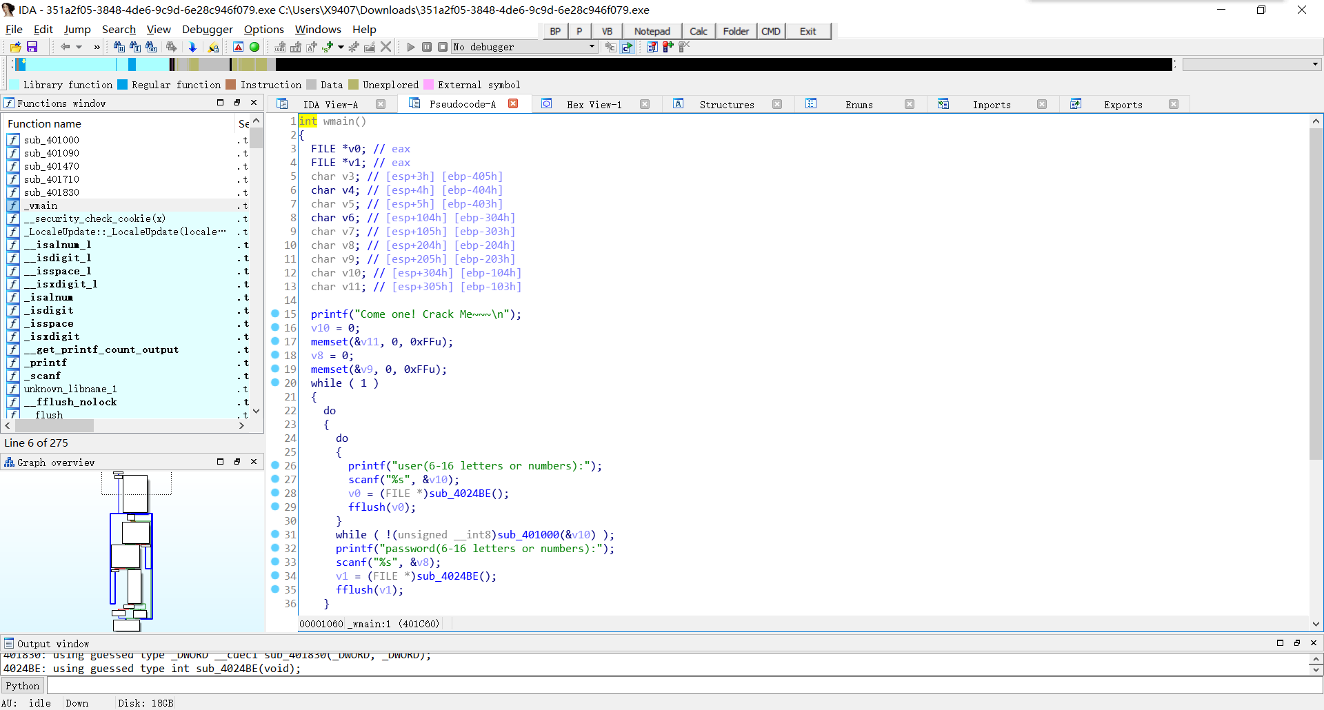 buuctf-crackMe题解及感悟_ctf crackme-CSDN博客