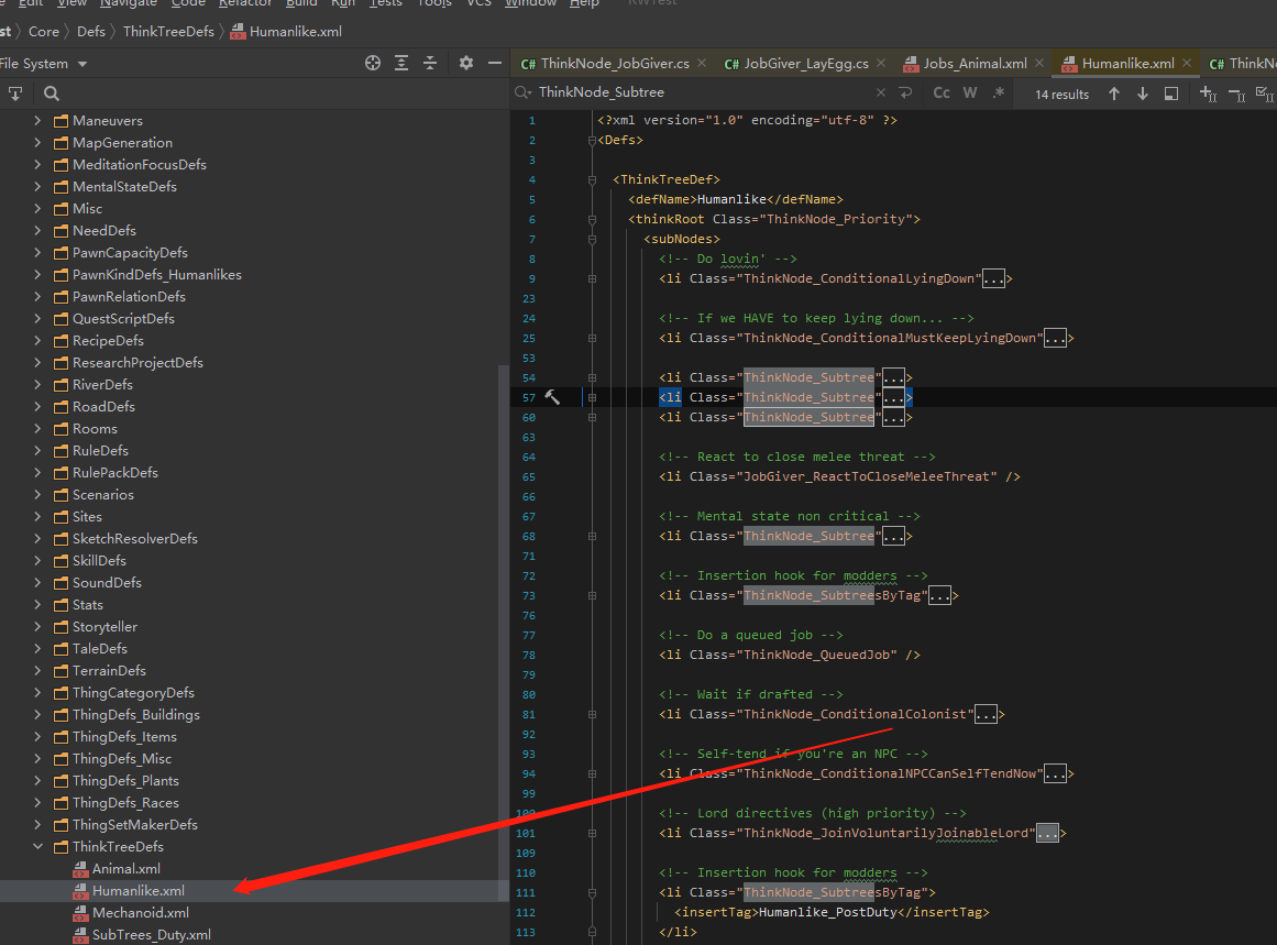 Rimworld Mod制作教程11 角色AI介绍JobGiver and ThinkNode_环世界的ai逻辑是怎么写的-CSDN博客