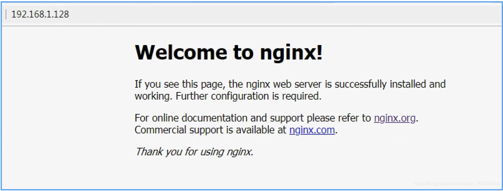 Linux系统虚拟机中安装Nginx服务器_linux rpm 安装nginx后 nginx地址-CSDN博客