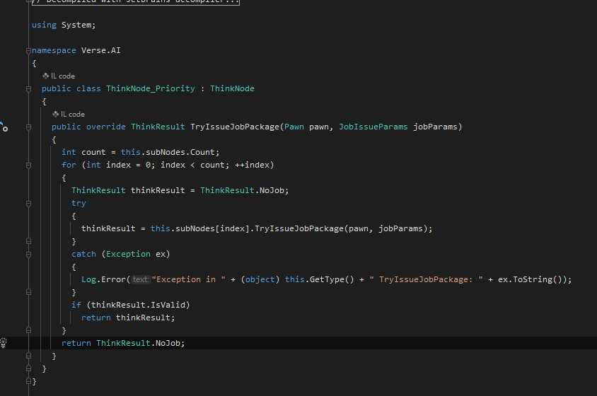 Rimworld Mod制作教程11 角色AI介绍JobGiver and ThinkNode_环世界的ai逻辑是怎么写的-CSDN博客