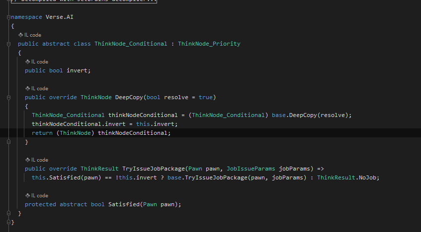 Rimworld Mod制作教程11 角色AI介绍JobGiver and ThinkNode_环世界的ai逻辑是怎么写的-CSDN博客