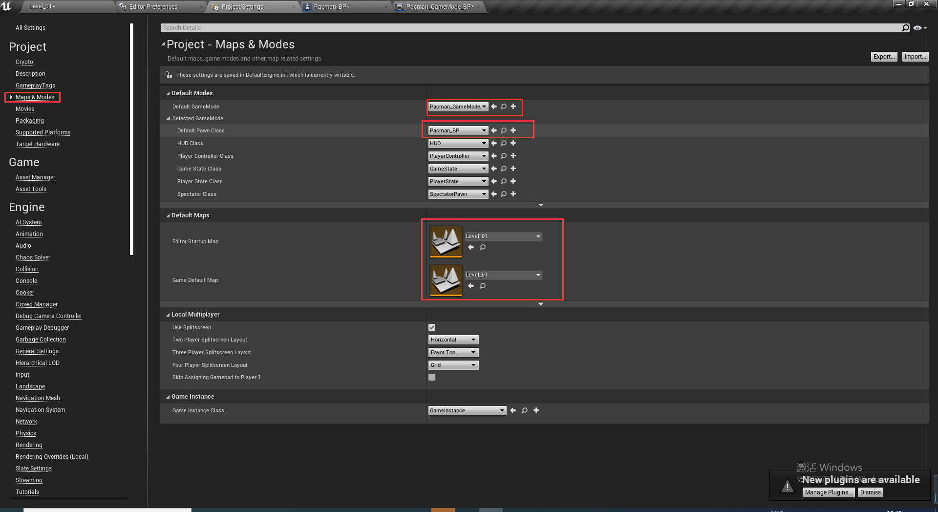 UE4C++吃豆子游戏_floating pawn movement-CSDN博客