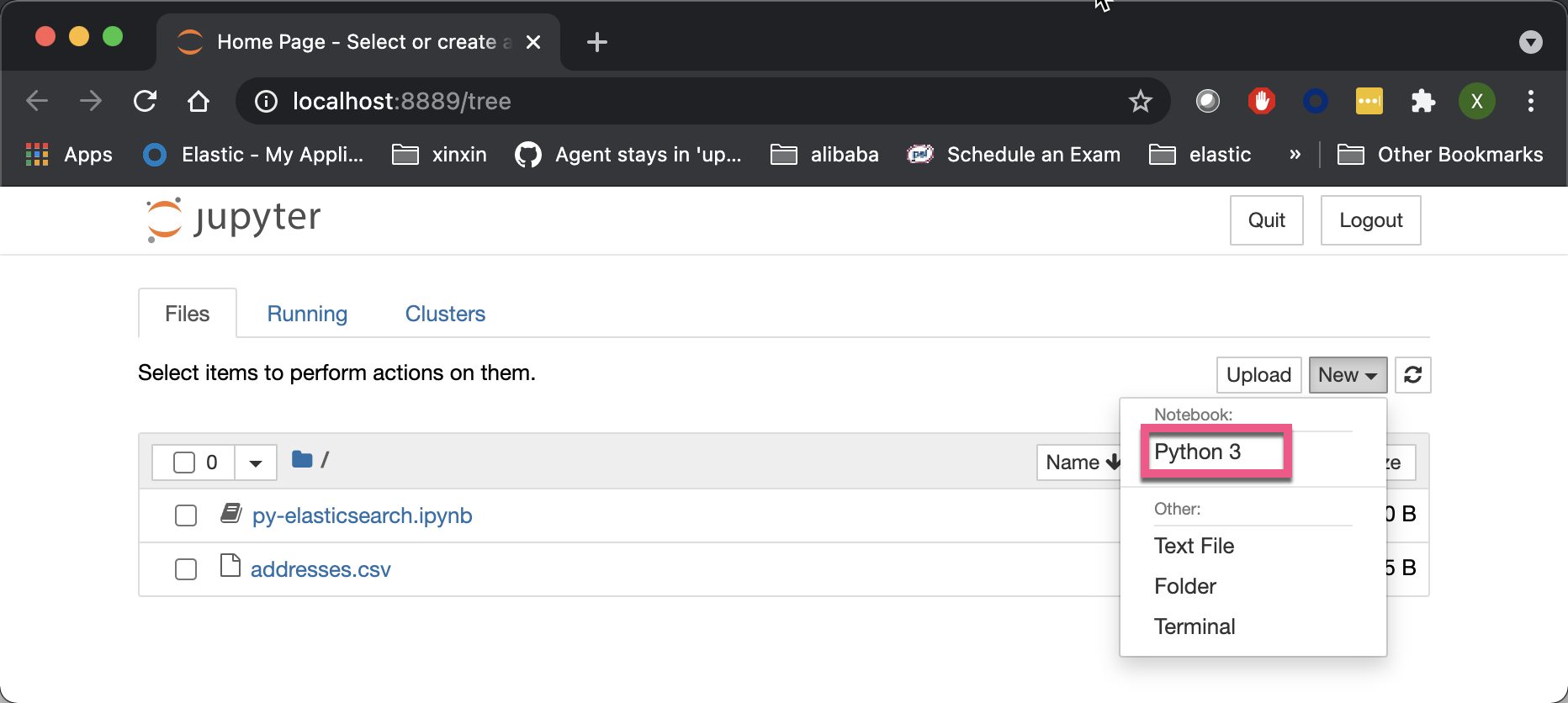 Elasticsearch：使用 Jupyter Notebook 创建 Python 应用导入 CSV 文件_jupter 导入csv中文-CSDN博客