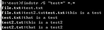 Windows命令之findstr命令_windows findstr-CSDN博客