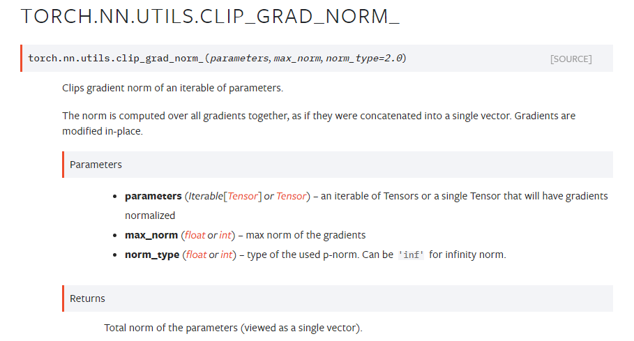 torch.nn.utils.clip_grad_norm_函数作用_max clip norm作用-CSDN博客