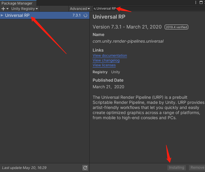 Universal Render Pipeline overview通用渲染管线学习笔记 -安装及介绍-CSDN博客