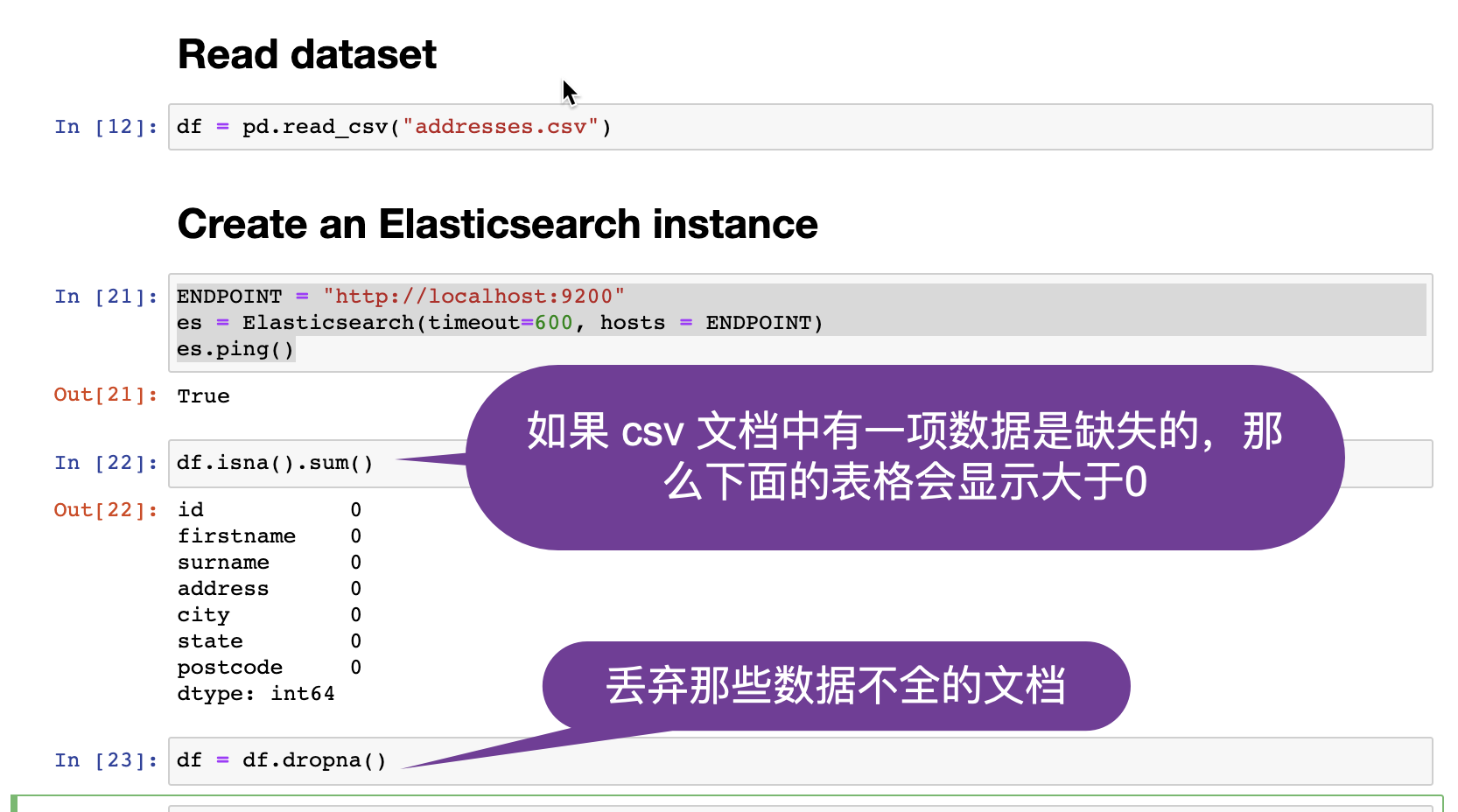 Elasticsearch：使用 Jupyter Notebook 创建 Python 应用导入 CSV 文件_jupter 导入csv中文-CSDN博客