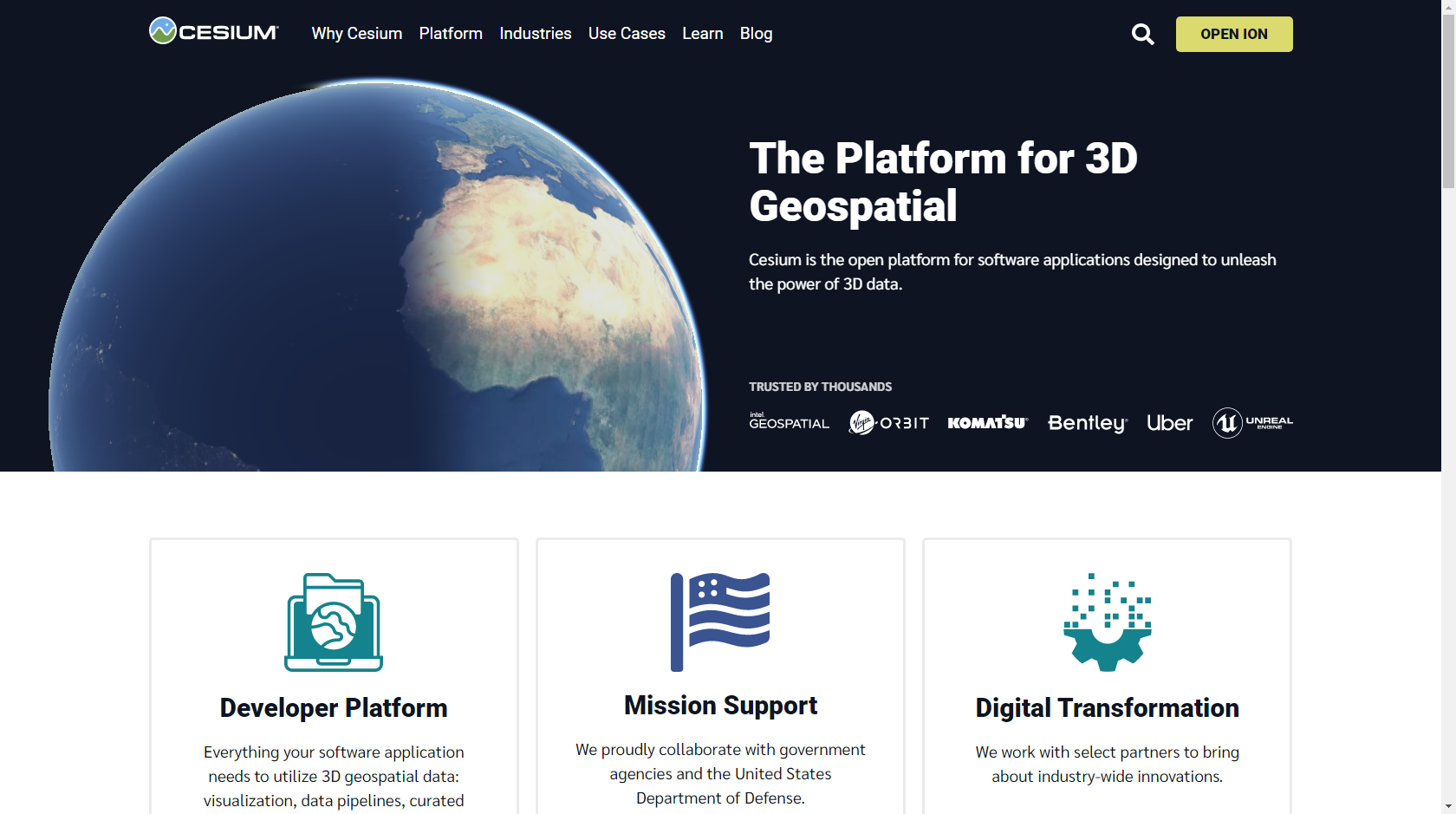 Cesium实现地球自转明暗分割，类似官网封面效果_cesium地球封面-CSDN博客