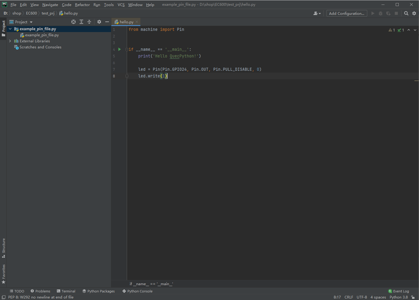EC600 QuecPython下载脚本代码到开发板、设置开机自运行-CSDN博客