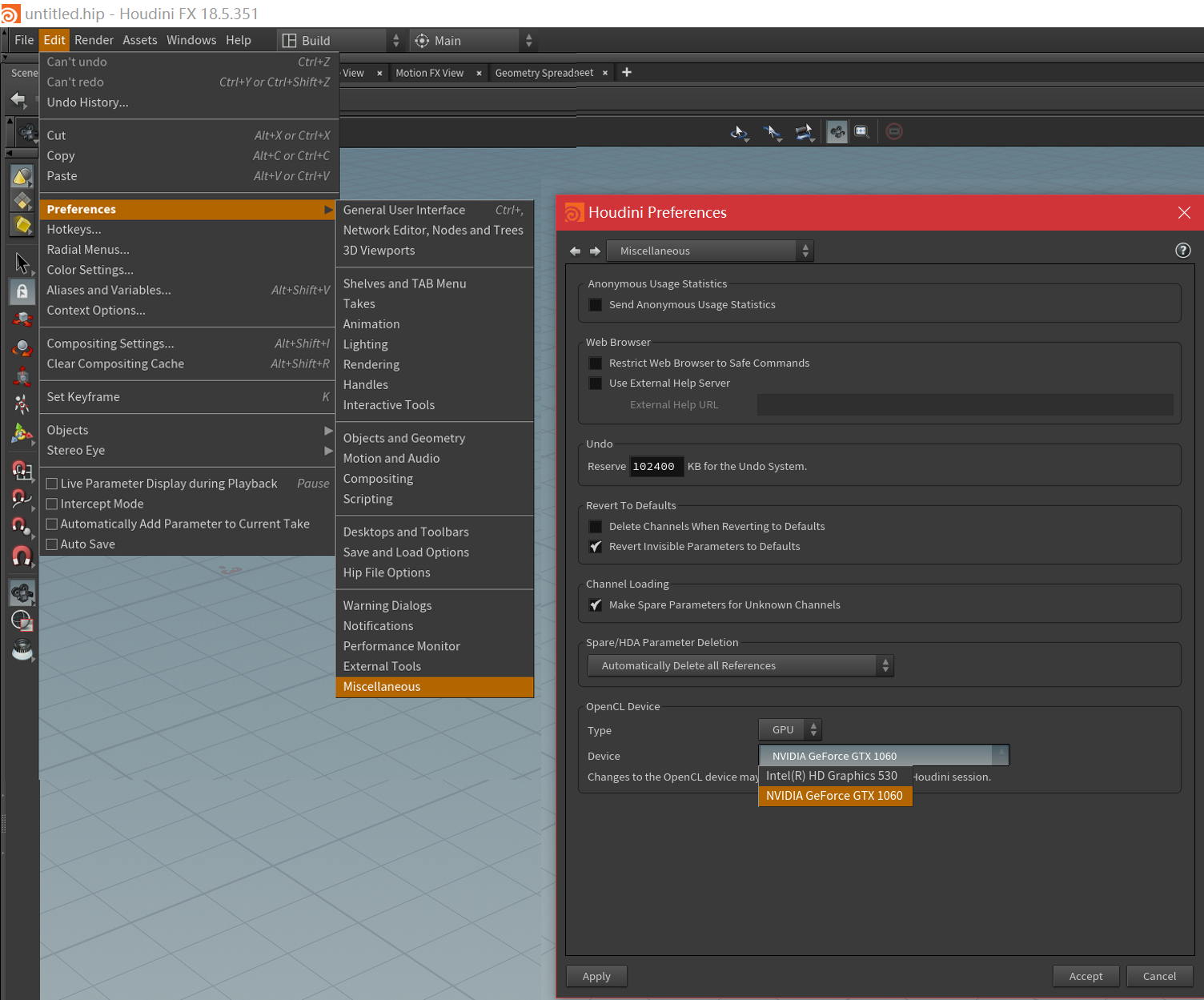 Houdini驱动识别错误Could not create OpenCL device解决_could not create opencl device of type-CSDN博客