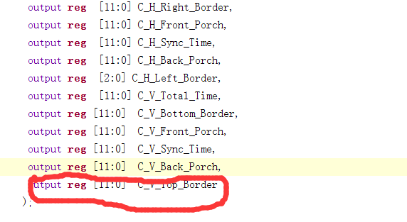 警告：[Synth 8-6014] Unused sequential element C_V_Top_Border_reg was removed. [“D:/wangsong ...