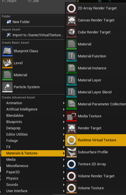 UE4_4.26虚拟纹理（RVT）与Megascan景观融合_rvt融合材质-CSDN博客