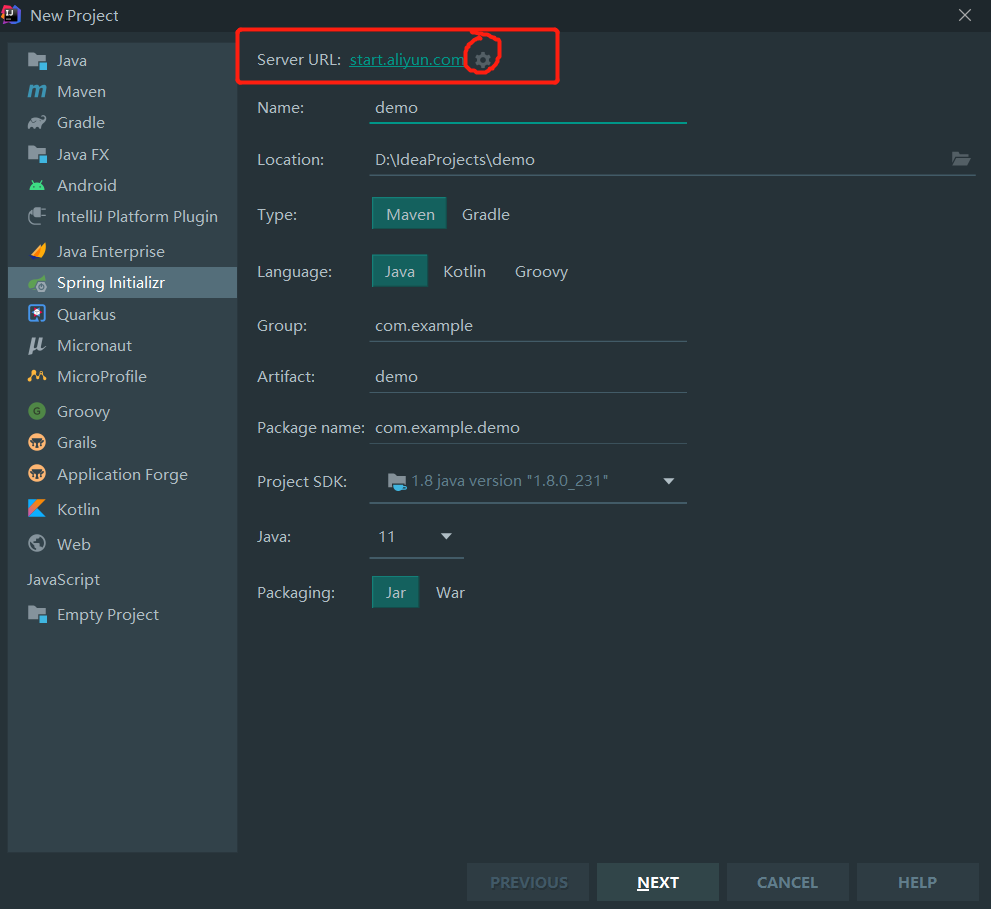 【Java】IDEA使用spring-Initializr快速搭建SpringBoot_spring lnitializr怎么装到idea-CSDN博客