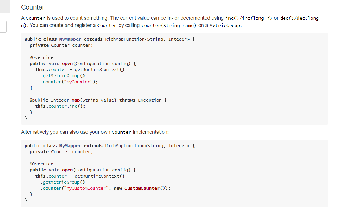 Flink metric 简单尝试_flink metrics count 简单例子-CSDN博客