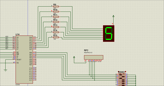 8255芯片实现7段LED显示器_proteus 8255a 七段led-CSDN博客