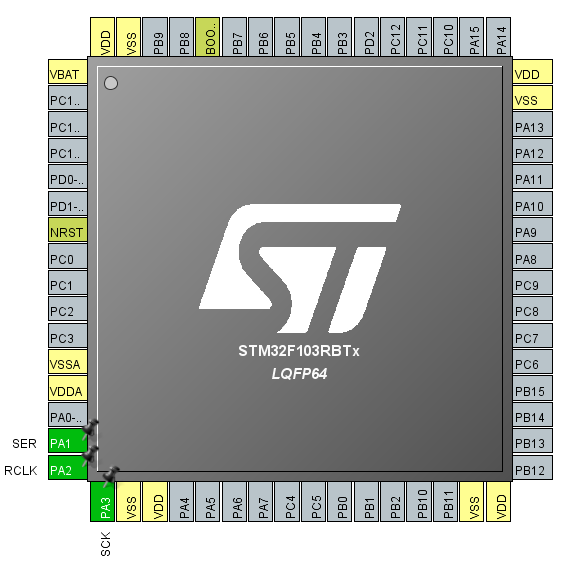 【STM32学习】（29）STM32实现595驱动三个数码管（标准库和HAL库实现）_stm32单片机利用74hc595驱动数码管-CSDN博客