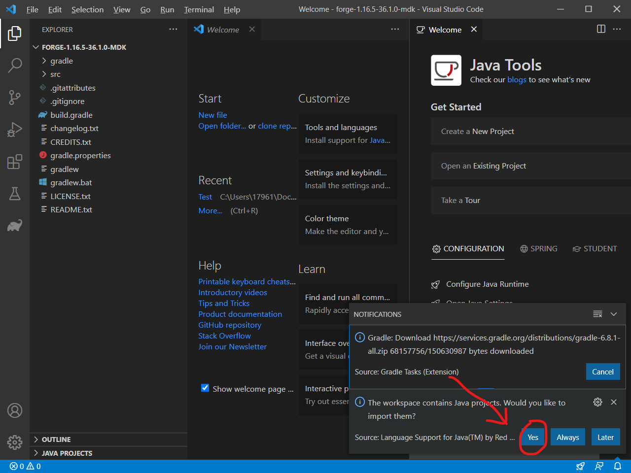 使用VSCode搭建基于Forge的Minecraft模组开发环境_莫yis的博客-CSDN博客_我的世界vscode