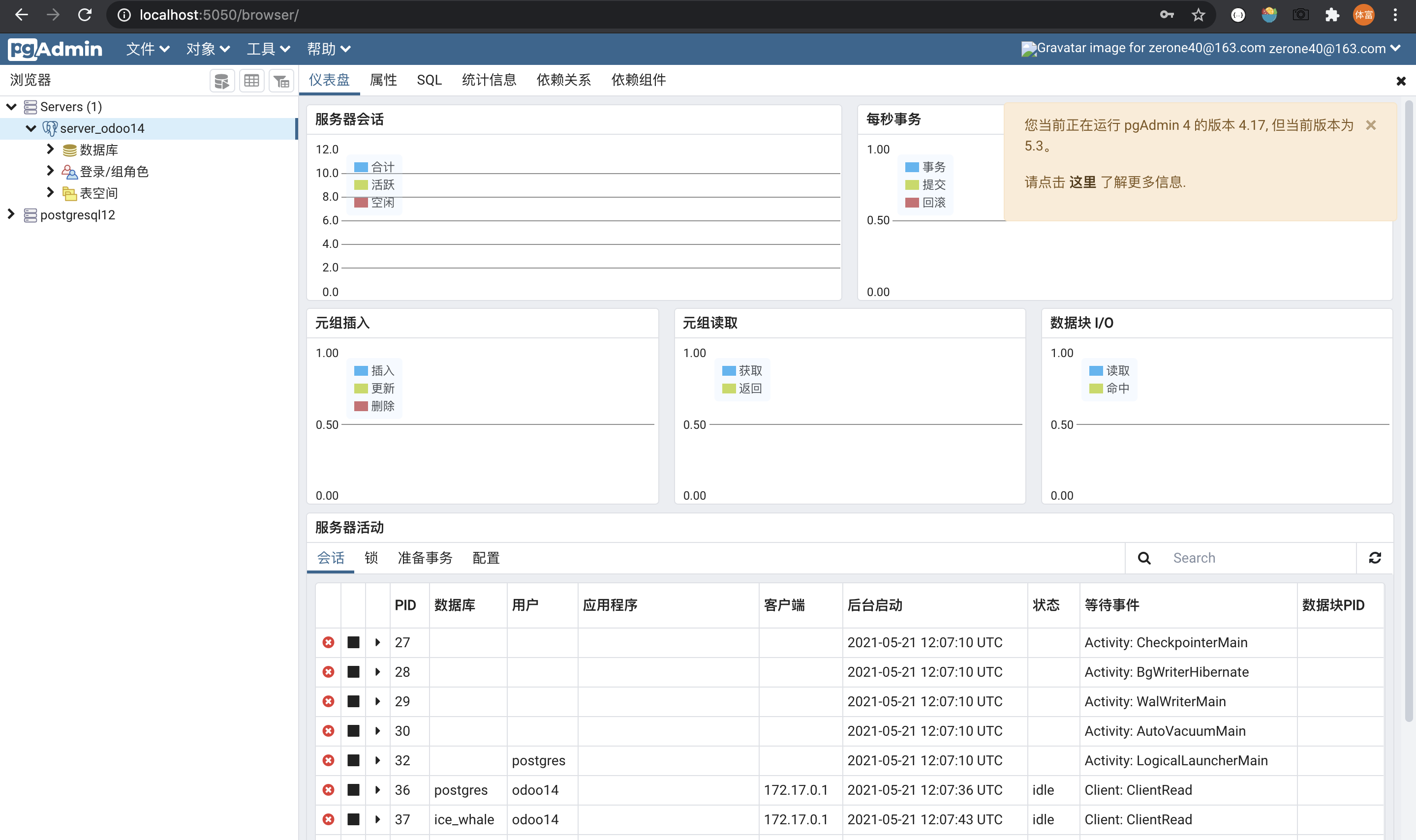 Docker Odoo14 + Postgres12 + PGAdmin4 从零开始使用docker部署odoo服务_odoo14连接pgpool-CSDN博客